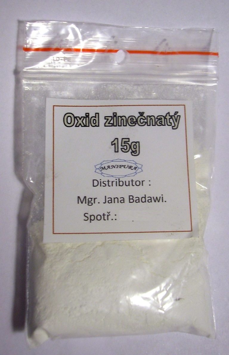 Oxid zinečnatý – Manipura